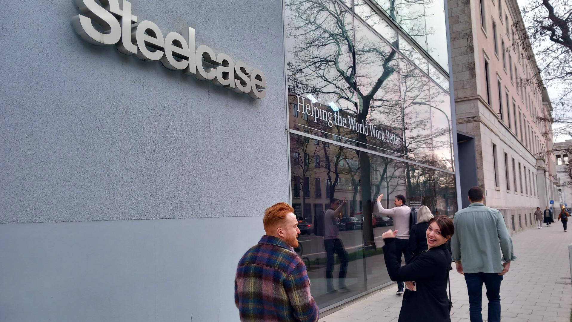 Paramount Design Team Visit Steelcase LINC in Munich
